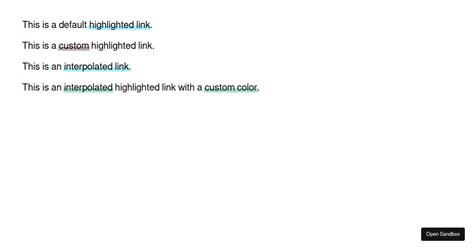 React Links Examples Codesandbox
