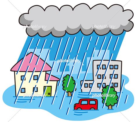 大雨 イラスト素材 3536547 フォトライブラリー photolibrary