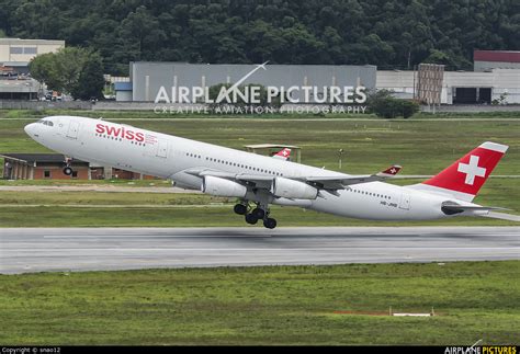 Hb Jmb Swiss Airbus A340 300 At São Paulo Guarulhos Photo Id