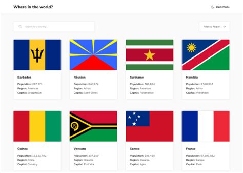 Frontend Mentor Countries Api Using React And Scss 🌍 Coding Challenge Solution