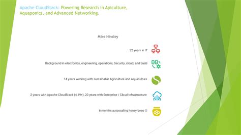 Apache Cloudstack Powering Research In Apiculture Aquaponics And