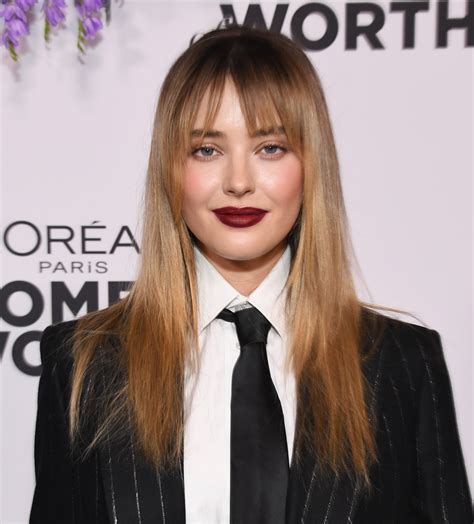 Katherine Langfords Birkin Bangs And Blond Hair Color Popsugar Beauty