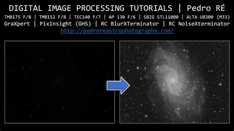 DIGITAL IMAGE PROCESSING TUTORIALS Pedro RE PixInsight GraXpert YouTube