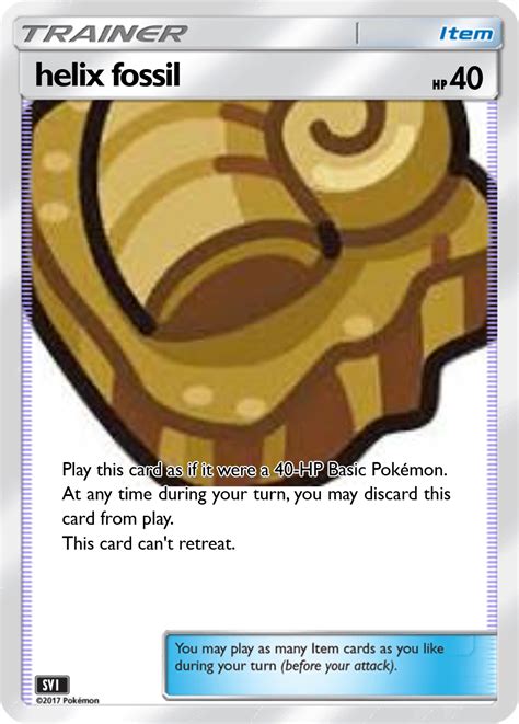 Helix Fossil Ferro Poké