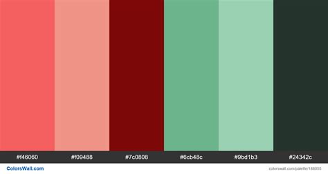 Give Me Love Instagram Sex Palette F46060 F09488 7c0808 Colorswall