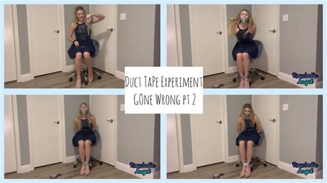 Duct Tape Experiment Gone Wrong Pt 2 Psychotic Angel Clips4sale
