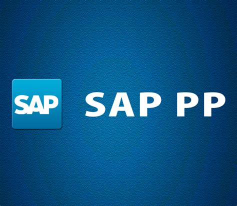 SAP SAP PP