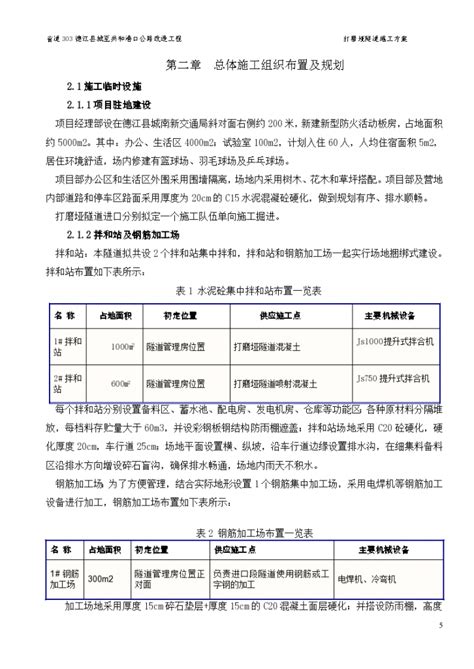 新奥法公路隧道施工方案 施工方案 土木在线