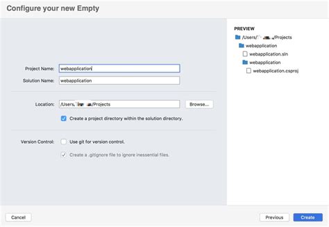 Creating An Aspnet Core App In Visual Studio For Mac And Publish