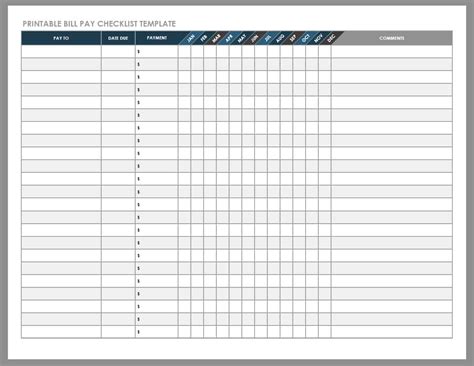 12 Free Payment Templates Smartsheet