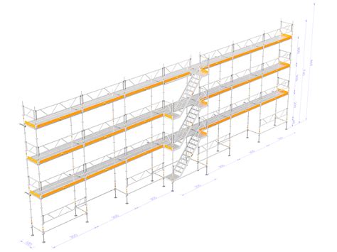 Scaffolding Nolimit Modular 21×8 M With Stairs Modular Scaffold