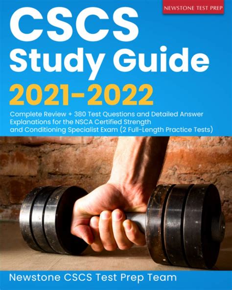 CSCS Study Guide 2021 2022 Complete Review 380 Test Questions And Detailed Answer