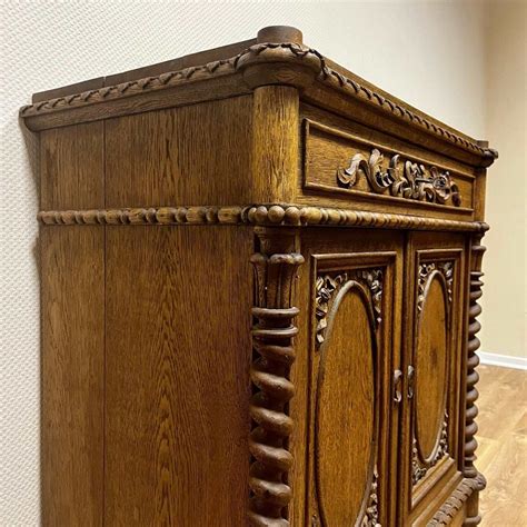 Antique Neo Renaissance Oak Chest Of Drawers For Sale At Pamono