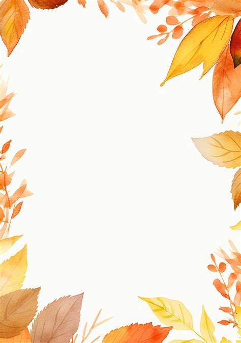단풍이 가을 프레임 템플릿 디자인 배경 일러스트 단풍이 가을 프레임 템플릿 디자인 사진 및 배경 화면 무료 다운로드 Pngtree