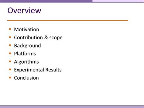 Ppt Evaluation Of Multi Core Architectures For Image Processing Algorithms Powerpoint