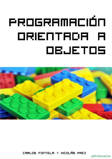 programación orientada a objetos fundamentos teóricos y prácticos en pdf