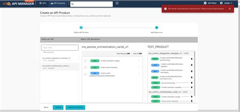 Cannot Create An Api Product By Using Multiple Api Resources · Issue
