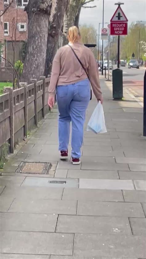 Bbw Walking In Jeans Bbw Walking In Jeans