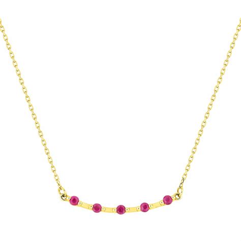 Shining Ruby Necklace Lucky One