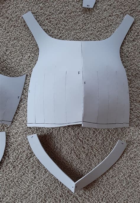 Basic Cuirass Cosplay Template Pattern Etsy