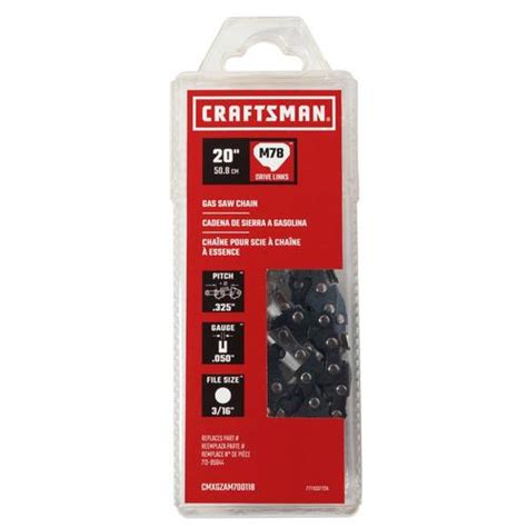 CRAFTSMAN 20 In 78 Link Replacement Chainsaw Chain In The Chainsaw Chains Department At Lowes Com