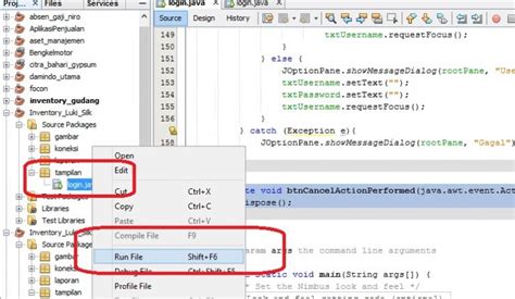 Membuat Form Login Di Java Netbeans Javatech Solution