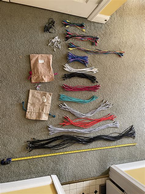 Lot Of ~150 Modular Synth Cables Reverb