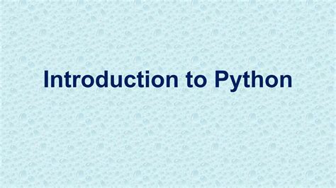 Easy Notes On Python Introduction For Beginnerspptx