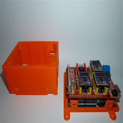 Free 3d File Arduino Uno Cnc Shield Case 🛡️ ・3d Printing Template To