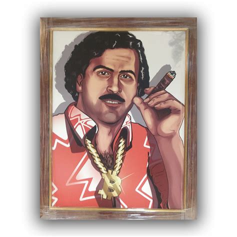 Пабло Ескобар Ii 51x66 см Картини и портрети за подарък