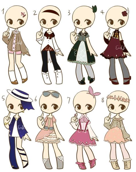 Outfit Adopts Batch 6 Closed By Nuggiez On Deviantart Character