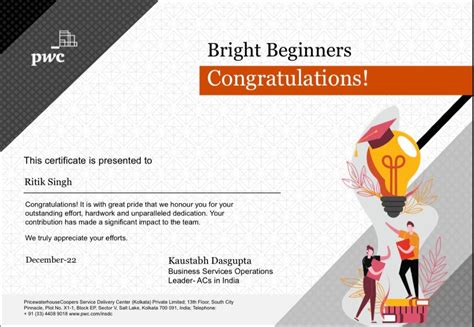 Ritik Singh On Linkedin Pwc Pwcproud