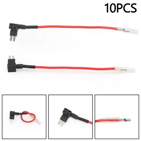 Areyourshop M2 블레이드 퓨즈 홀더 10pcs 회로 피기 백 플러그 가능 마이크로 2 블레이드 탭 퓨즈 박스퓨즈 Aliexpress