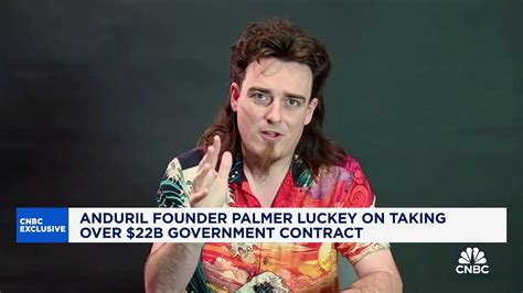 Anduril Founder Palmer Luckey Talks 22 Billion Government Contract