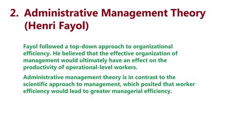 Classical Management Theories Pptpptx
