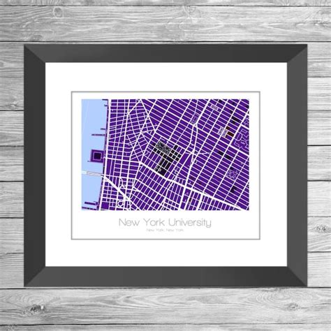 Nyu Dorm Poster Etsy