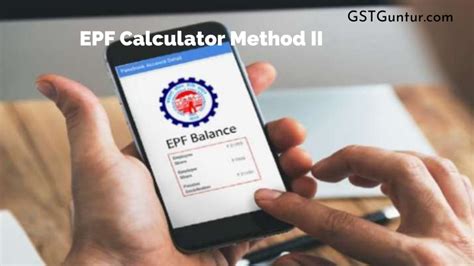 EPF Calculator Method II What Is An EPF Calculator Benefits And How To Check EPF Balance