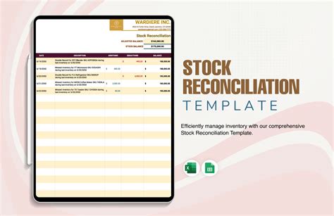 Editable Reconciliation Templates In Excel To Download