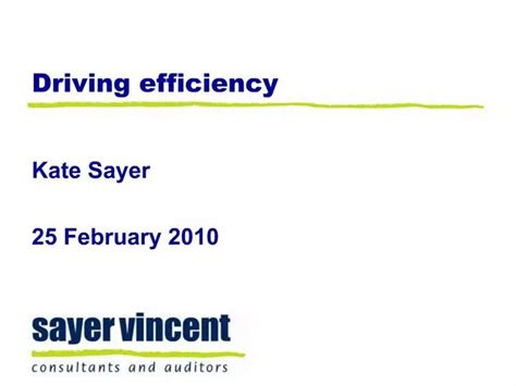 PPT Driving Efficiency PowerPoint Presentation Free Download ID 766856