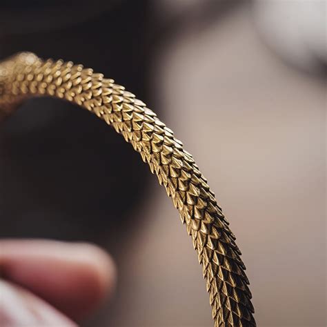 Brass Ouroboros Bracelet Rcoppertistwu