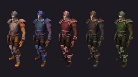 Stylized Armor Sets 2 Rpg Characters Assetsdeals Pro
