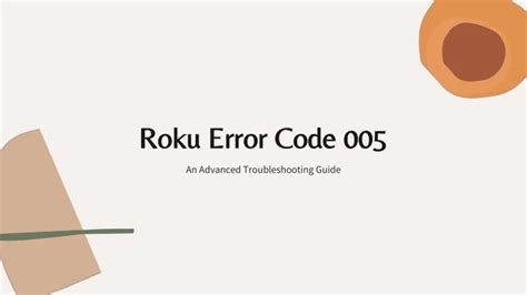 PPT Steps To Fix Roku Error Code PowerPoint Presentation Free Download ID
