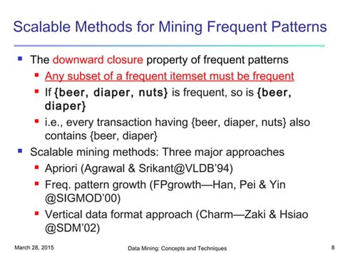 3 Mining Frequent Patterns Ppt