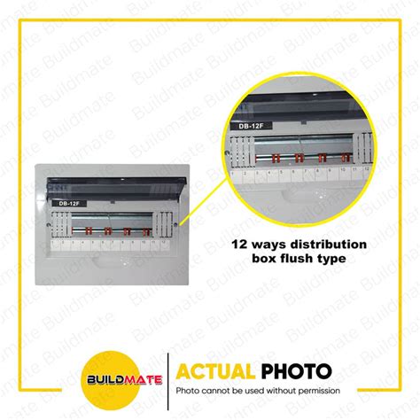 Chint 12 Ways Flush Type Panel Distribution Box Board For Din Rail Bre — Buildmate