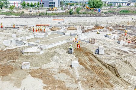 在混凝土基地加建筑工地的加高清图片下载 正版图片502627555 摄图网