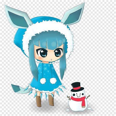 Glaceon Chibi Glaceon Pokemon Center Eevee Collection A4 Clear File