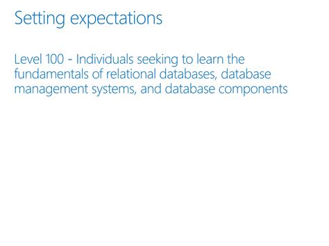 Module1 Introducing Core Database Conceptspptx
