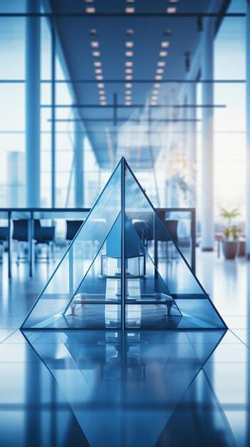 Premium Photo Modern Office Building Interior With Glass Walls And