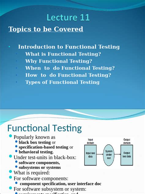 Functional Testing Pdf