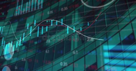 Image Of Data Processing And Diagram Over Modern Building Stock